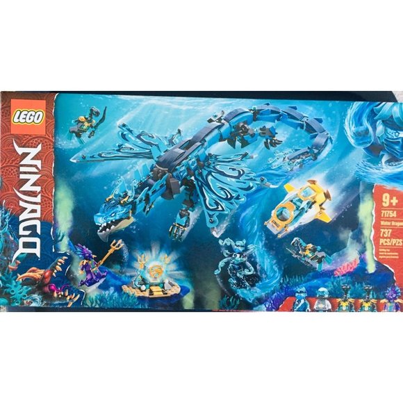 Lego | Toys | Lego Ninjago Water Dragon 7754 Set With 5 Figures New 737 ...